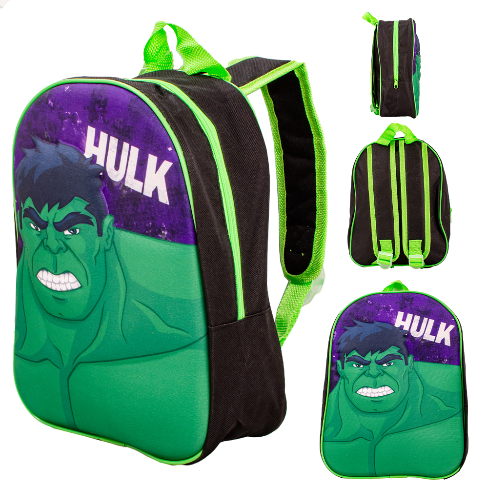 1029EEVA-9601 GREEN HULK KIDS 3D BACKPACK [1029EEVA-9601 GREEN HULK ...