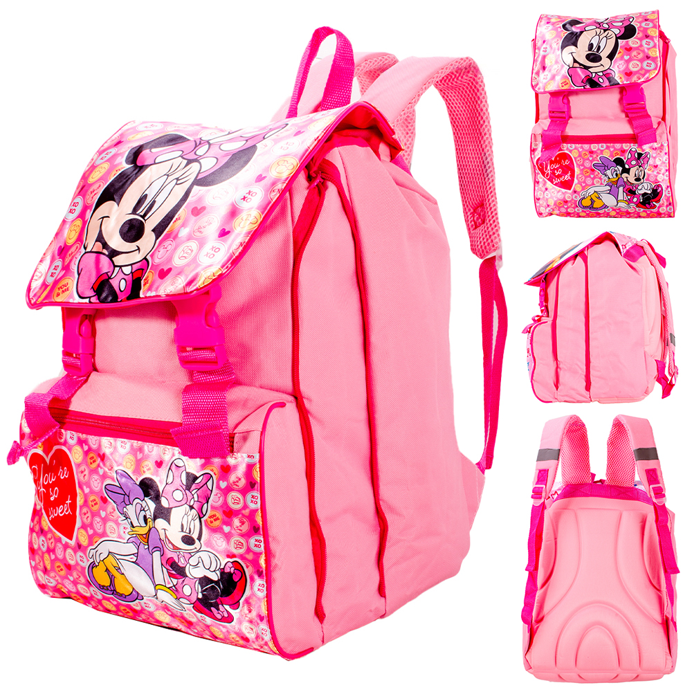 11113-3218 PINK MINNIE SQUARE 40CM BACKPACK [11113-3218 PINK MINNIE ...