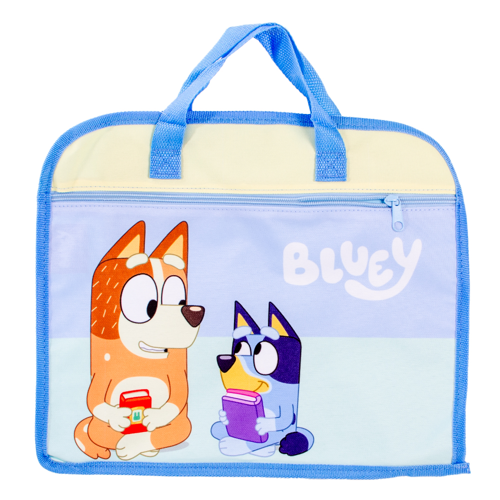 1717-3334 BLUEY CHILDREN SCHOOL ZIP BOOK BAG [1717-3334 BLUEY BOOK ZIP ...