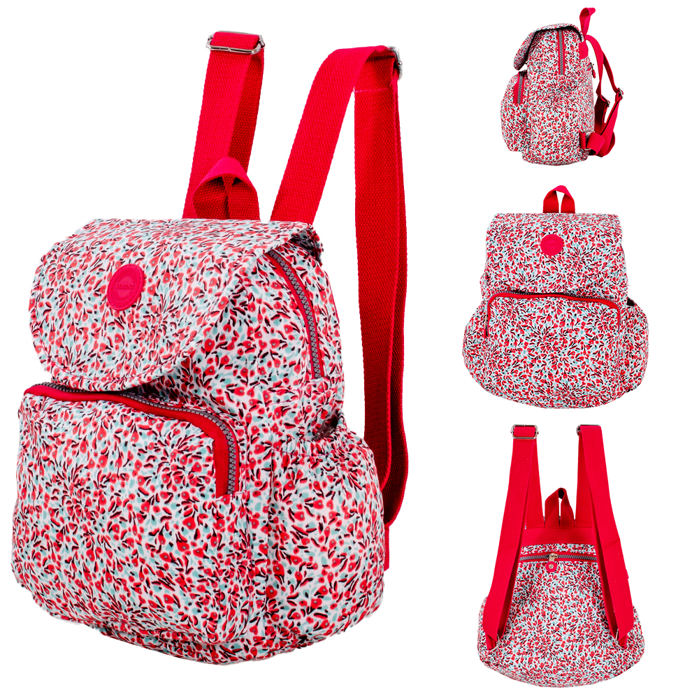 2504 PINK/BLUE FLOWER BACKPACK [2504 PINK/BLUE FLOWER BACKPACK] : MF ...