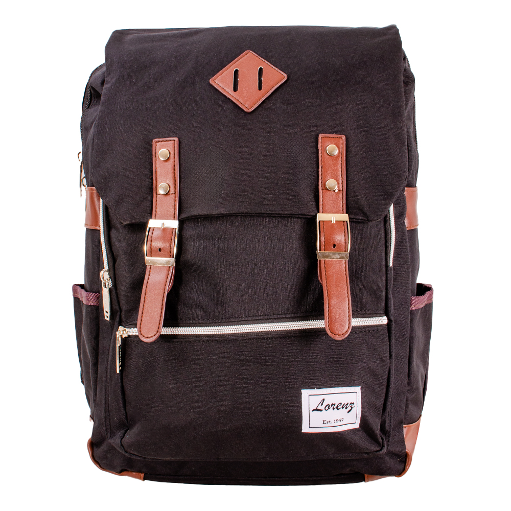 2595 BROWN/BLACK BACKPACK WITH 16'' LAPTOP SLEEVE [2595 BROWN/BLACK ...